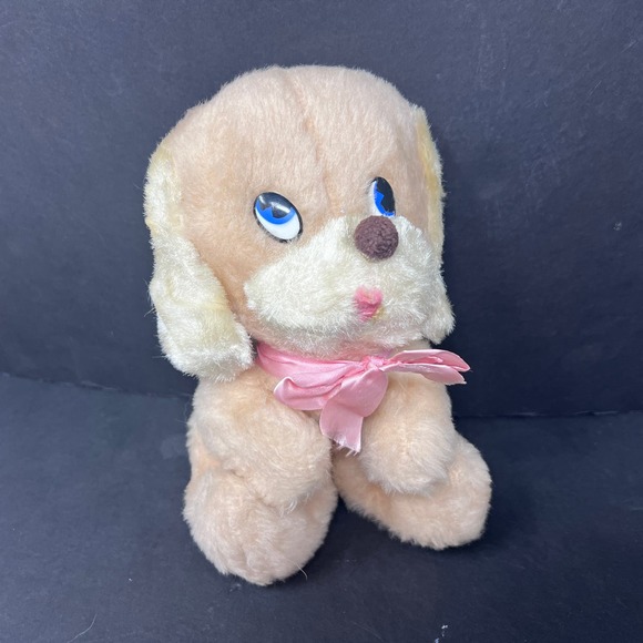 Commonwealth | Toys | Commonwealth Pink Puppy Dog Plush Vintage 8 Satin ...